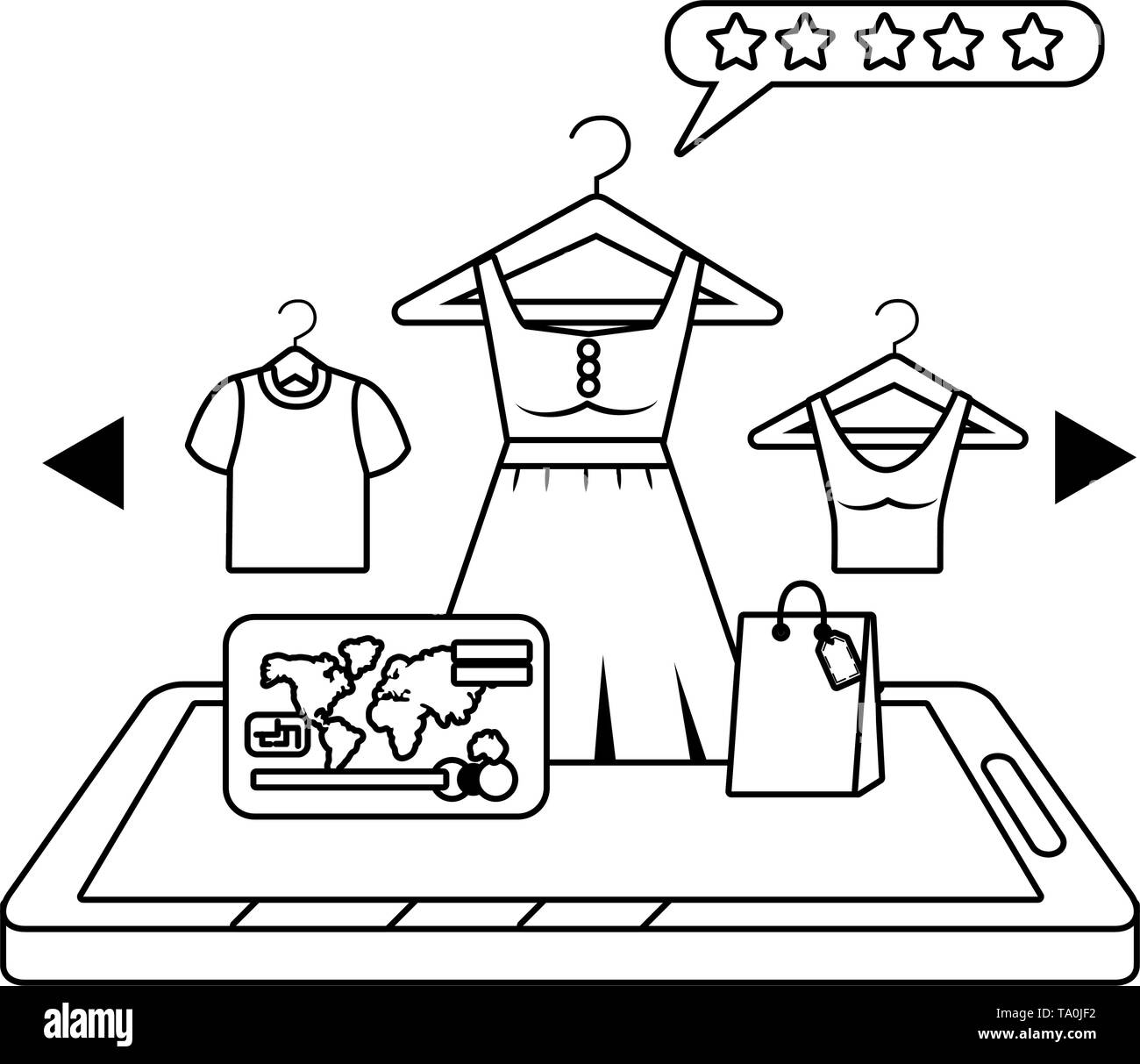 Tablet design, Store shopping online ecommerce media market and ...