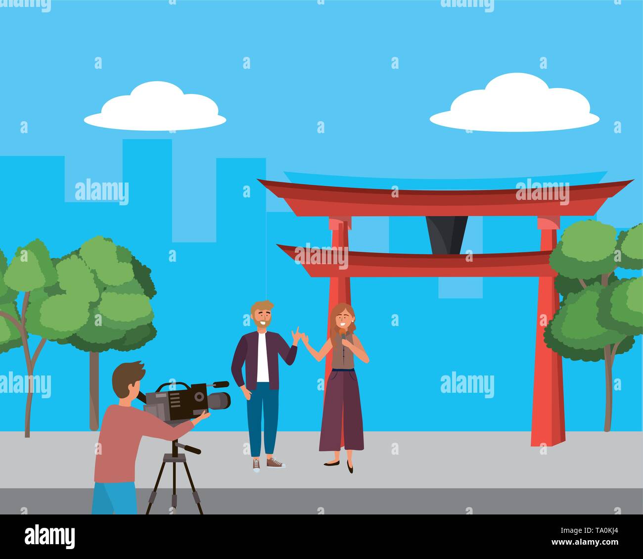 Broadcasting reportage design, News media communication journalism ...