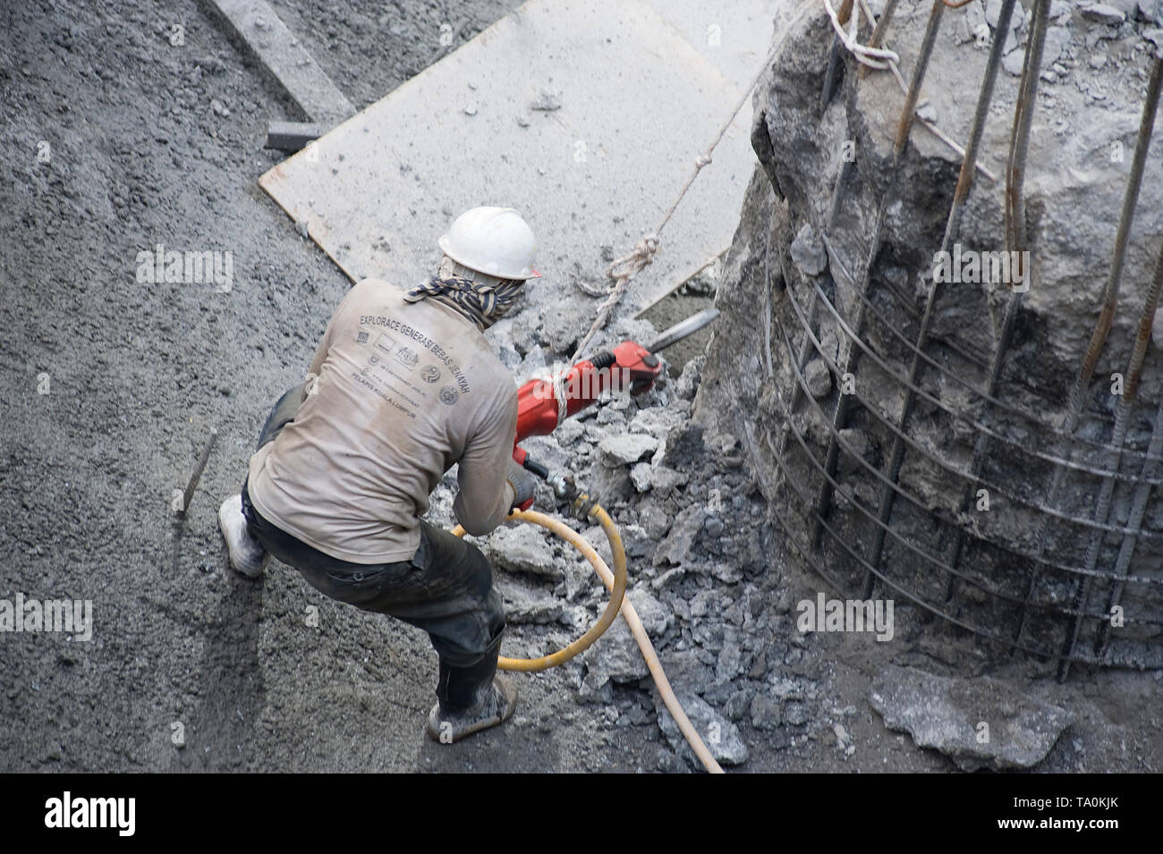 Drilling foundation drawing hi-res stock photography and images - Alamy