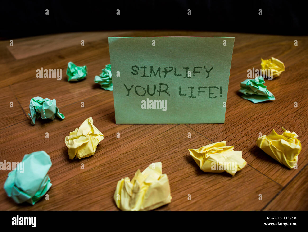 Handwriting text Simplify Your Life. Conceptual photo focused on ...