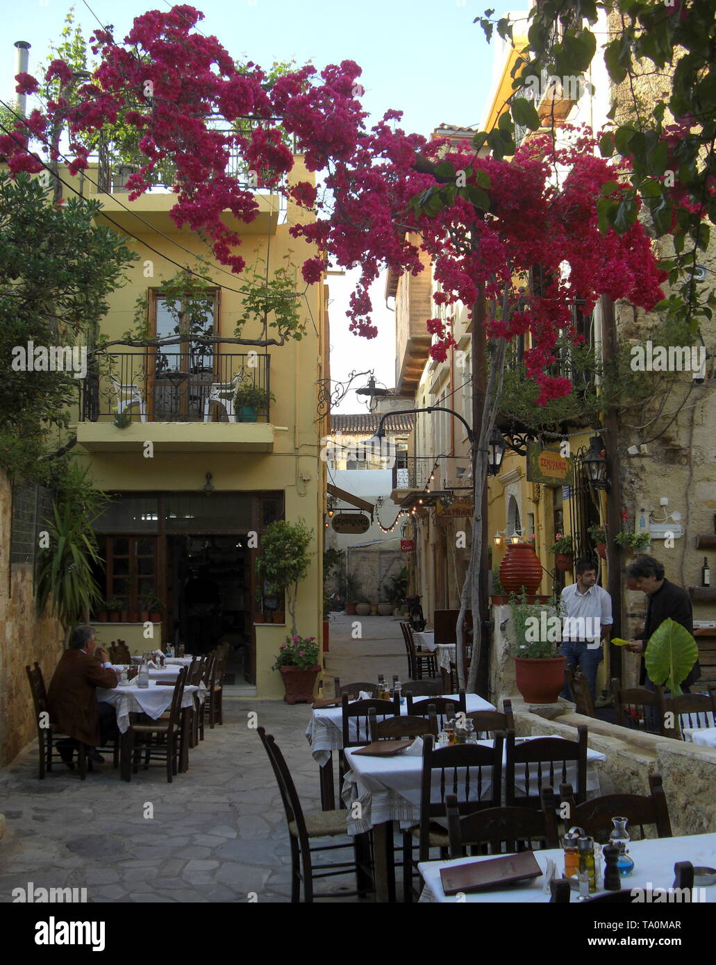 A scene from the island Crete in Greece in summertime Stock Photo - Alamy