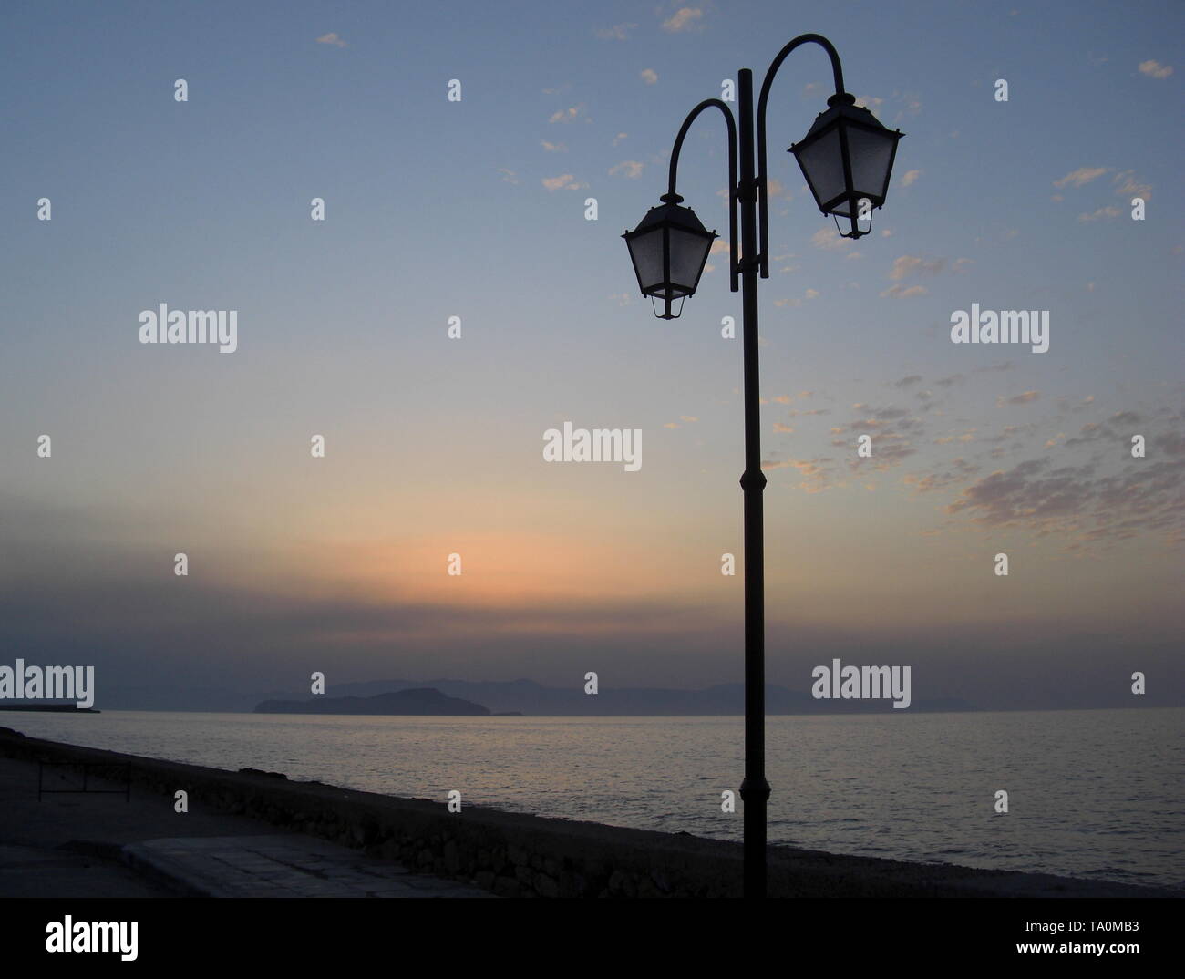 A scene from the island Crete in Greece in summertime Stock Photo - Alamy