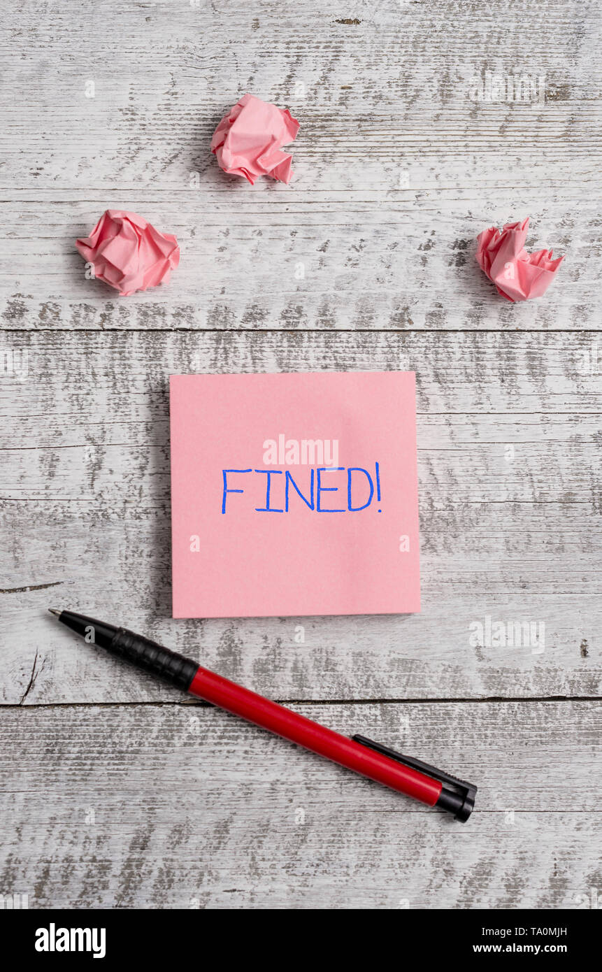 Conceptual hand writing showing Fined. Concept meaning clarify beer by ...