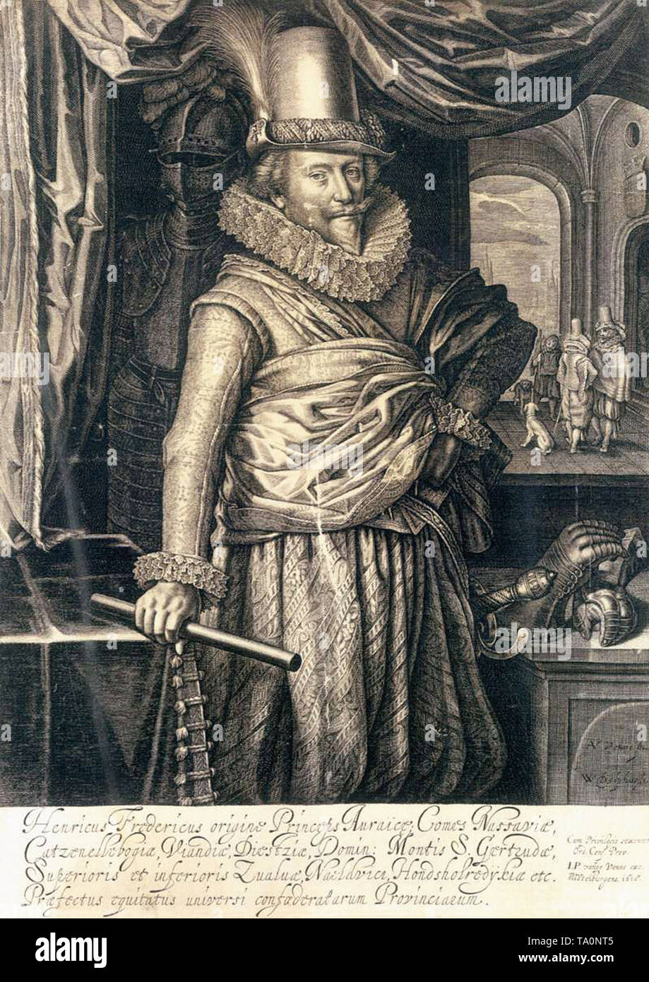 Adriaen van de Venne - portrait frederick hendrick prince orange nassau ...