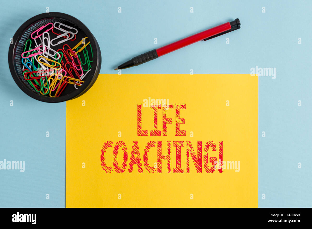 Text sign showing Life Coaching. Business photo text demonstrating ...