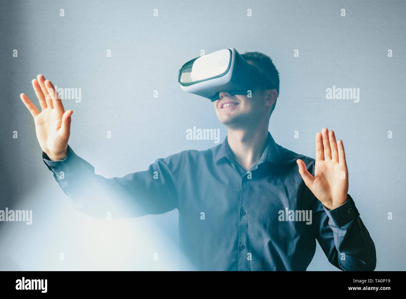 Simulated digital environment hi-res stock photography and images - Alamy