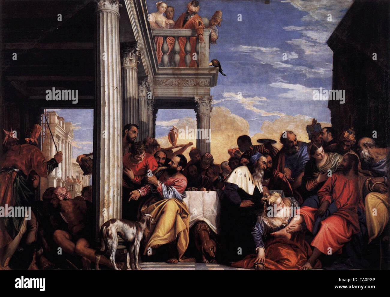 Paolo Veronese - feast house simon 1560 Stock Photo - Alamy