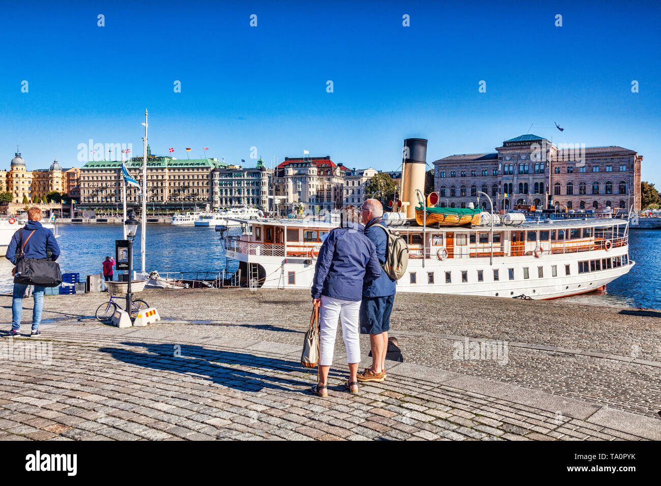 Stockholm ferry couple hi-res stock photography and images - Alamy