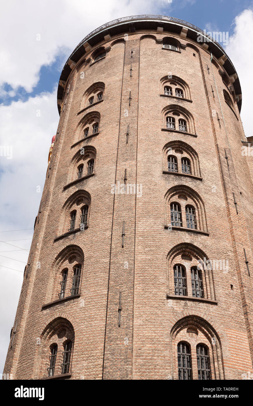 The Round Tower in Copenhagen, Denmark Stock Photo - Alamy