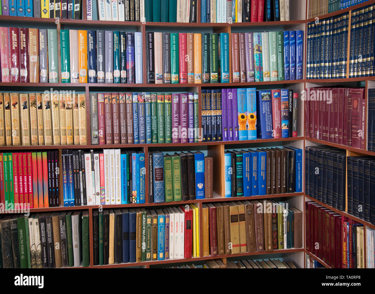 School Library Bookshelves