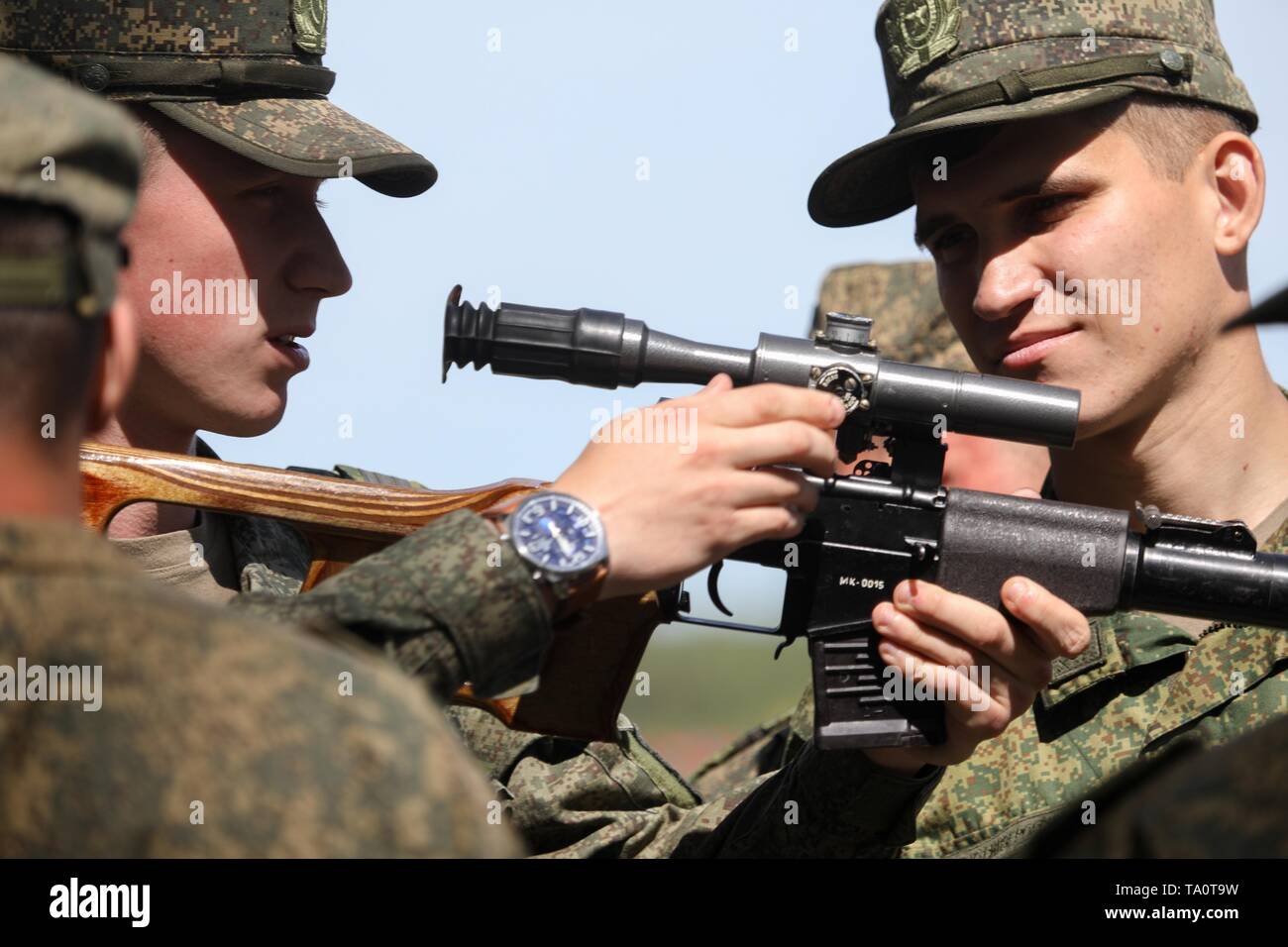 May 20, 2019. - Russia, Moscow. - All-Army field training competition ...