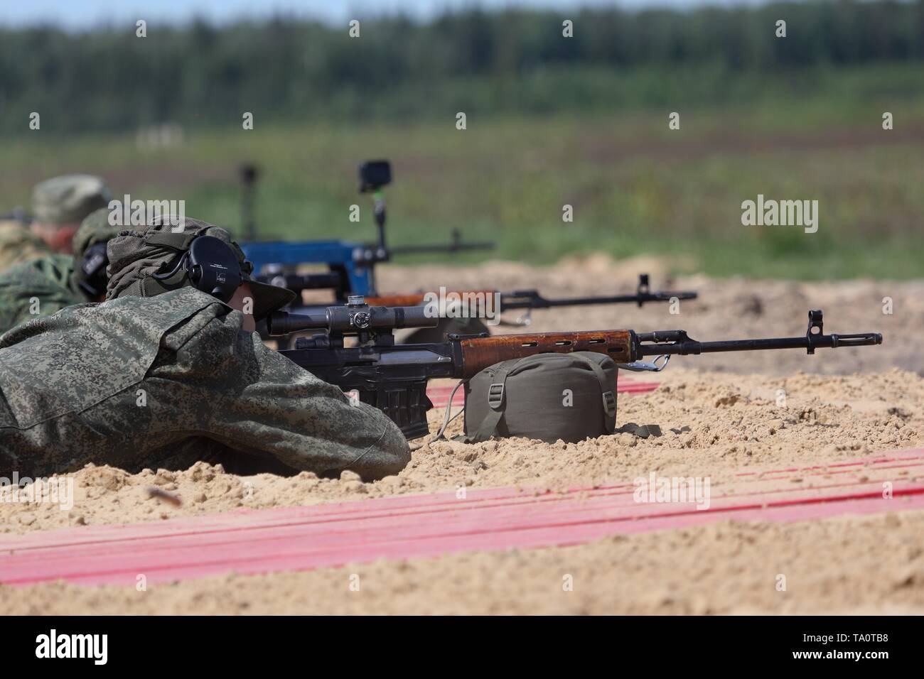 May 20, 2019. - Russia, Moscow. - All-Army field training competition ...