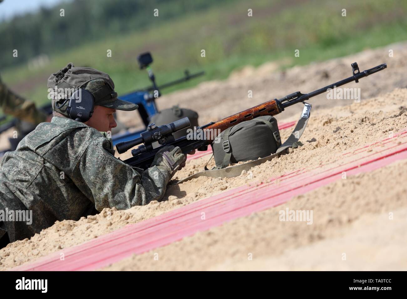 May 20, 2019. - Russia, Moscow. - All-Army field training competition ...