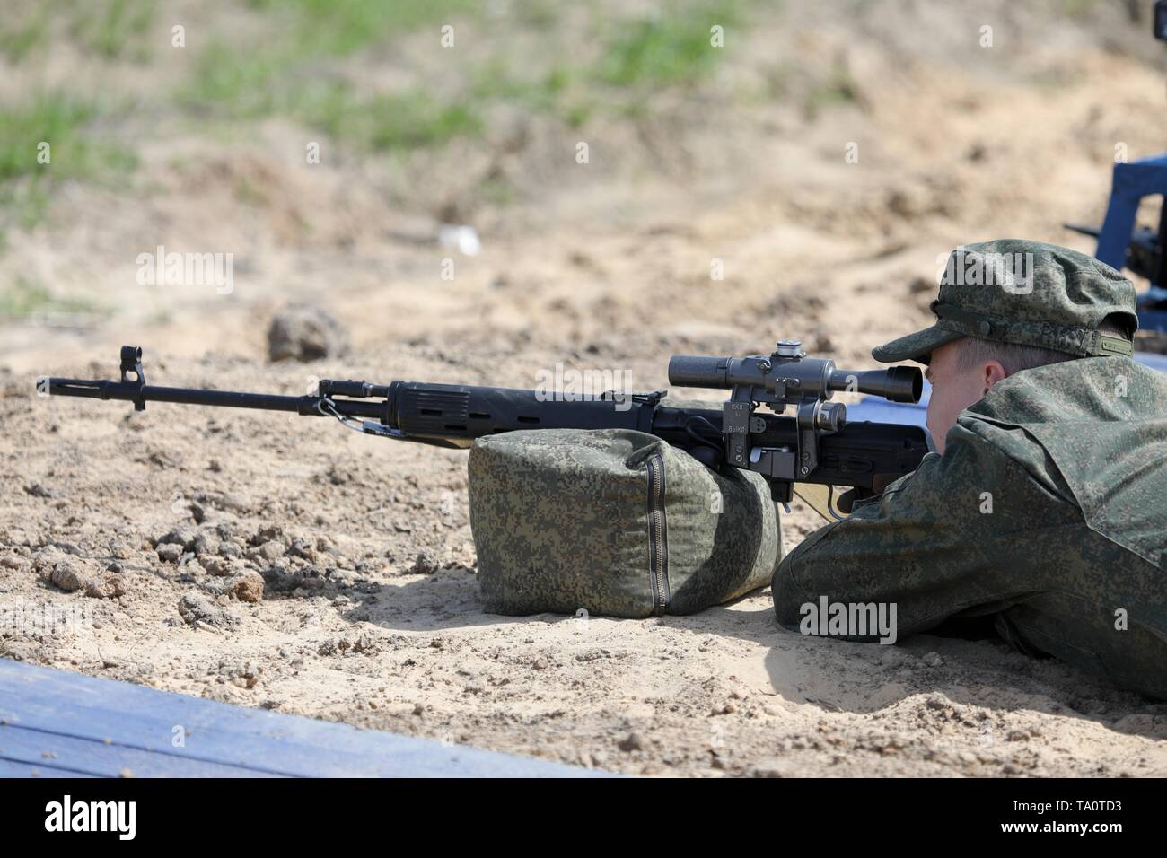 May 20, 2019. - Russia, Moscow. - All-Army field training competition ...