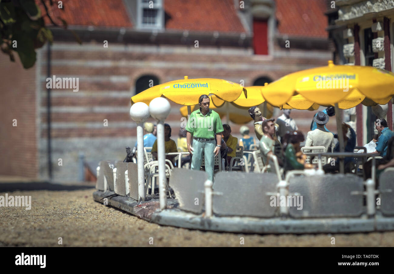 miniature streets of amsterdam at Madurodam, the Netherlands Stock ...
