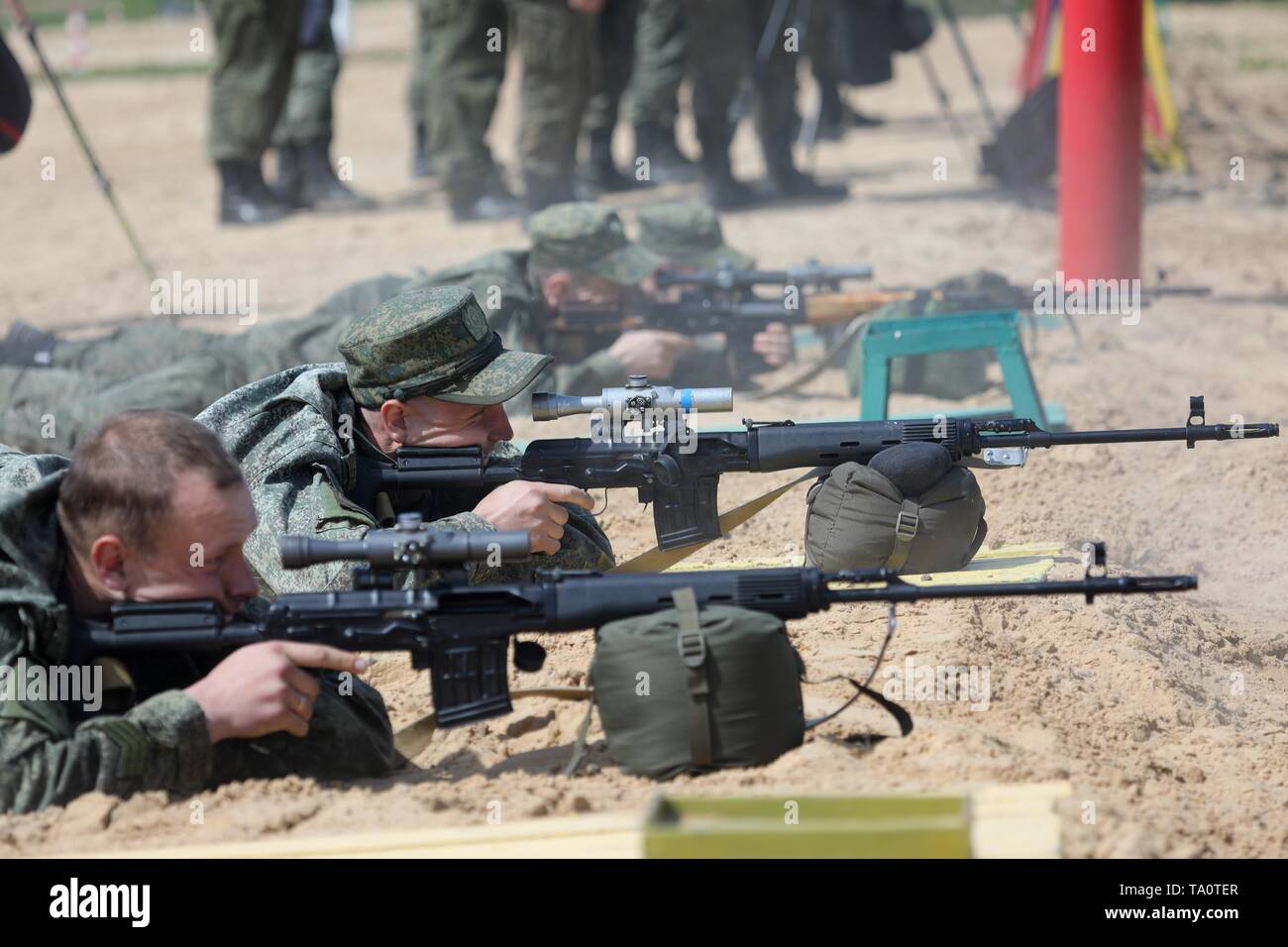 May 20, 2019. - Russia, Moscow. - All-Army field training competition ...
