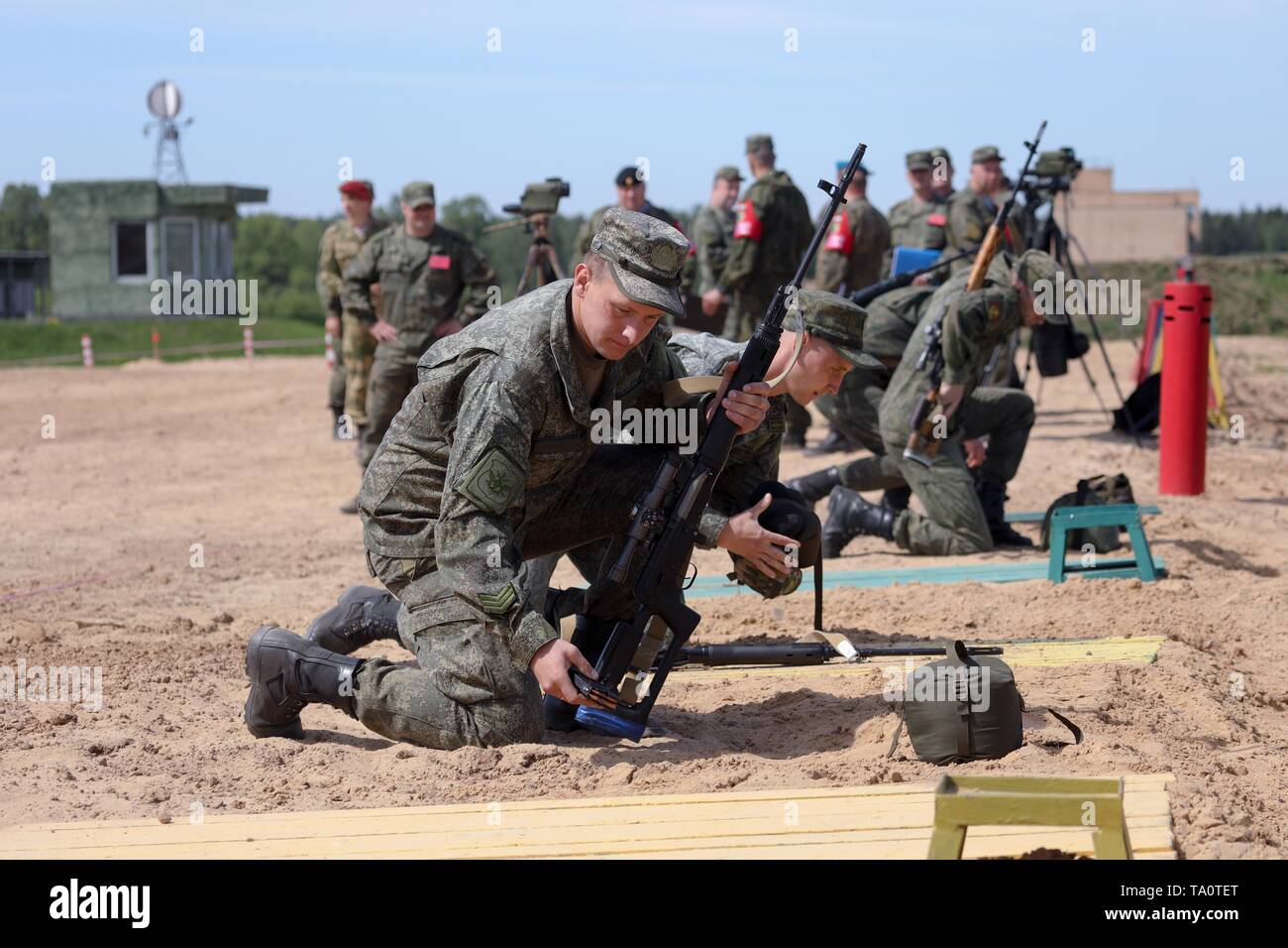 May 20, 2019. - Russia, Moscow. - All-Army field training competition ...