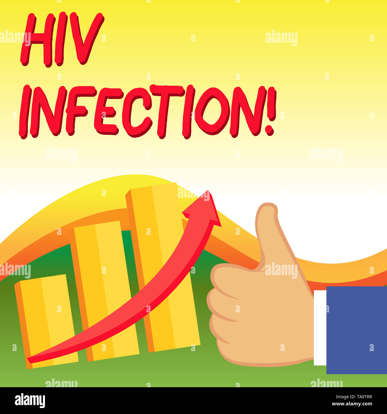 Text sign showing Hiv Infection. Business photo showcasing sexually ...