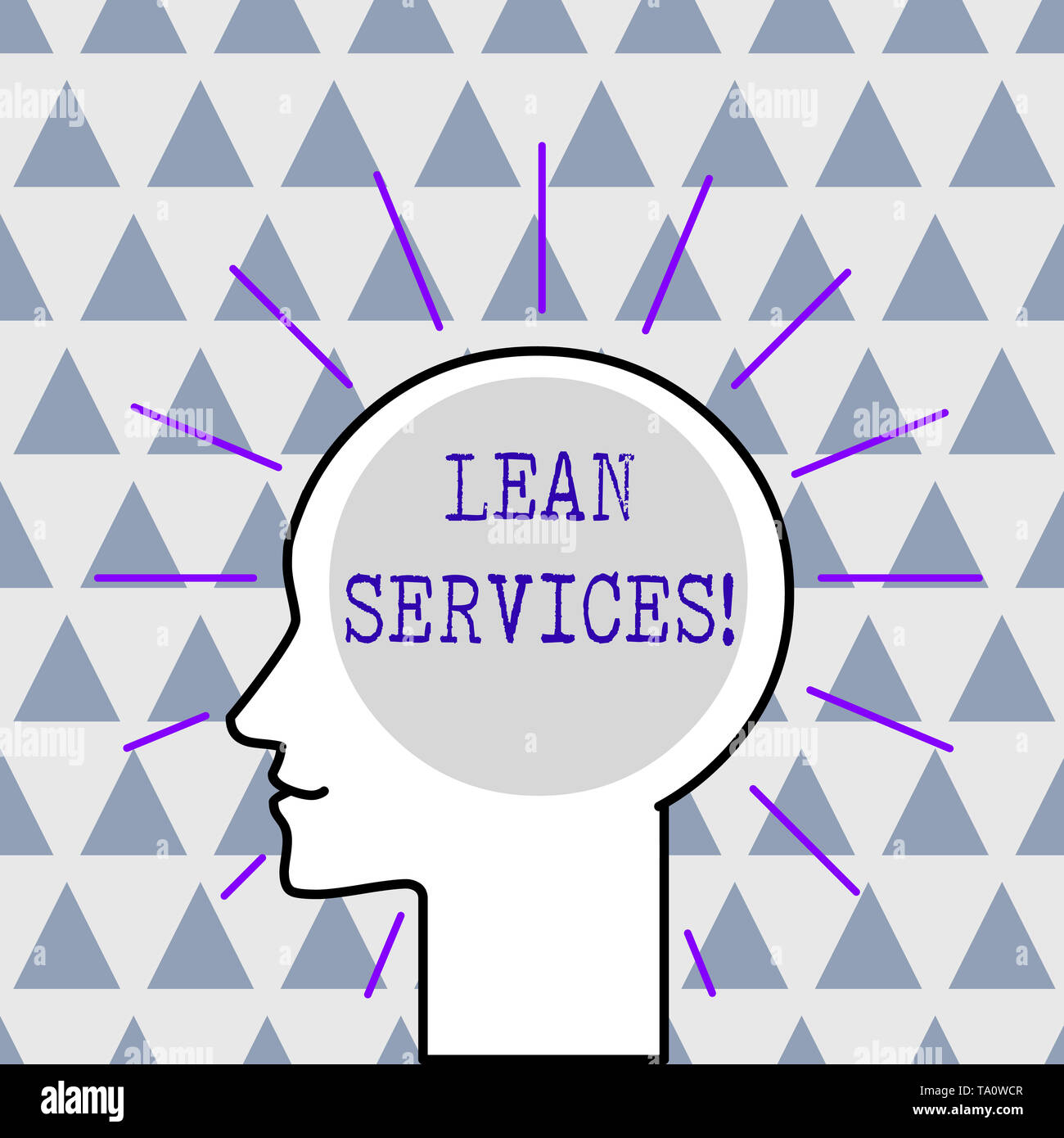 Handwriting text Lean Services. Conceptual photo application of the ...