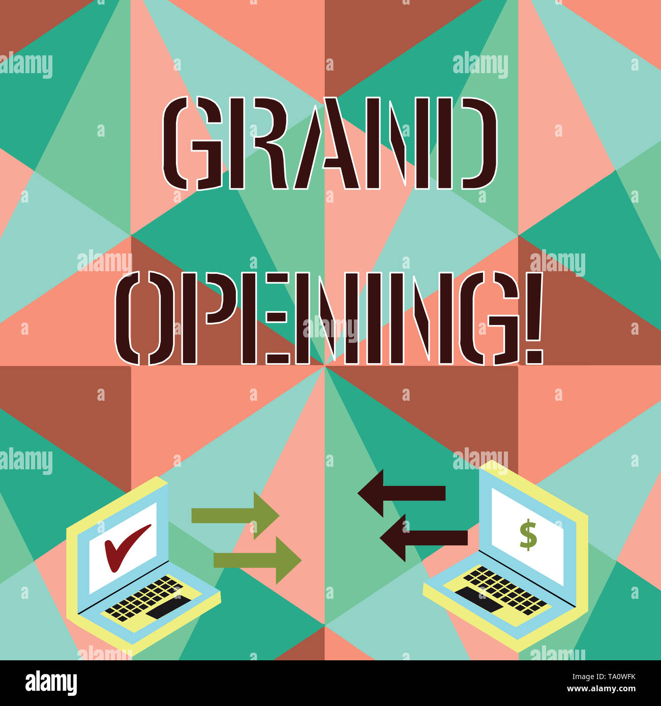 Grand opening icons hi-res stock photography and images - Alamy
