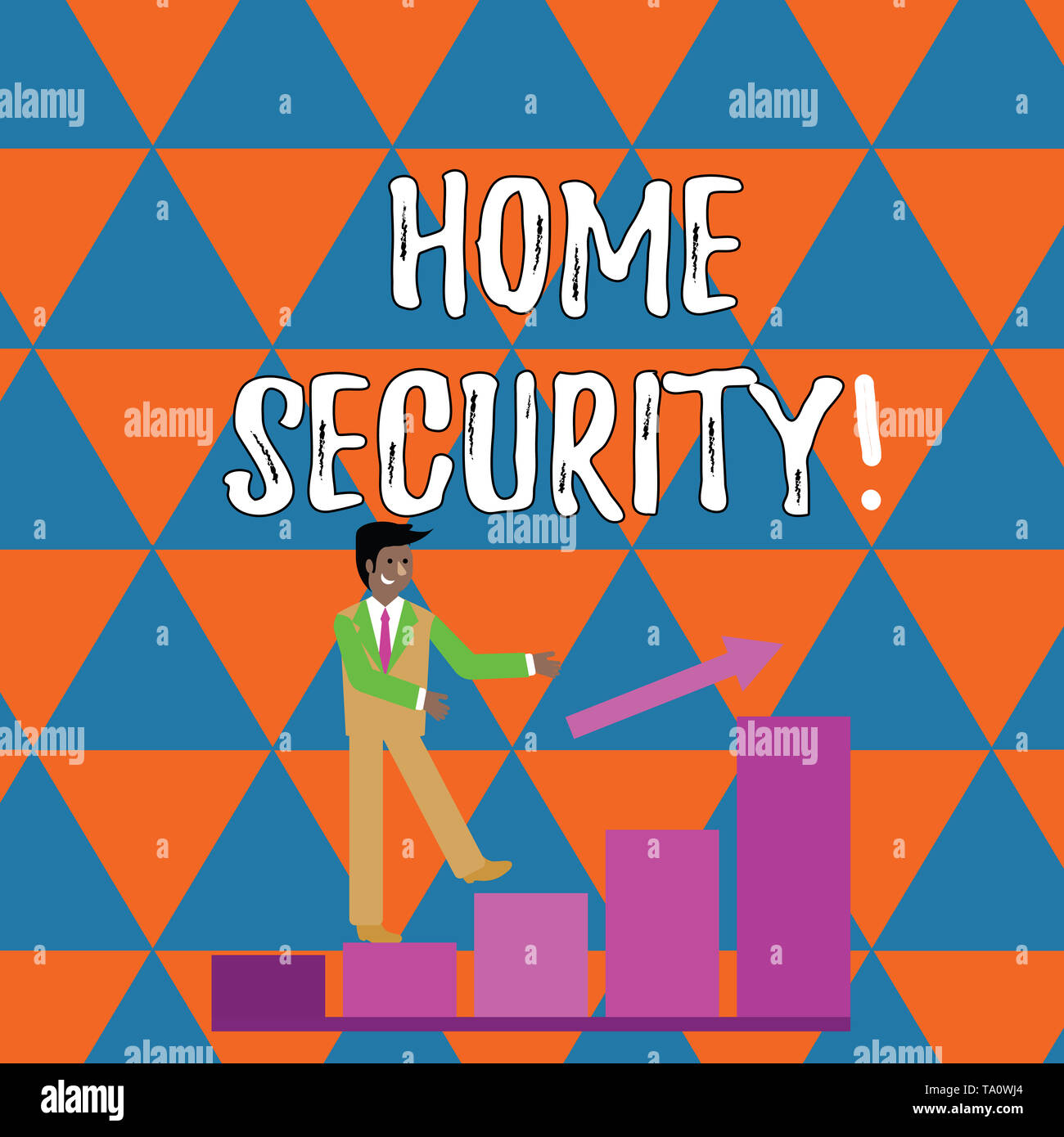 Handwriting text writing Home Security. Conceptual photo A system that ...
