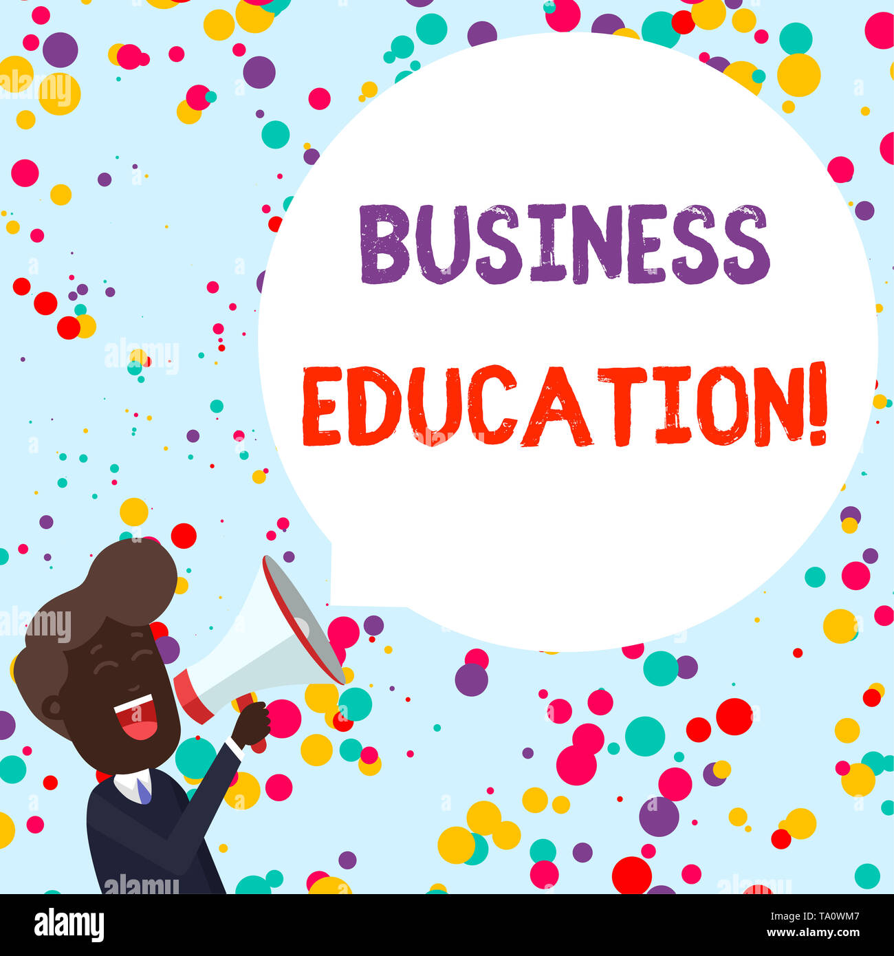Writing note showing Business Education. Business concept for acquiring ...