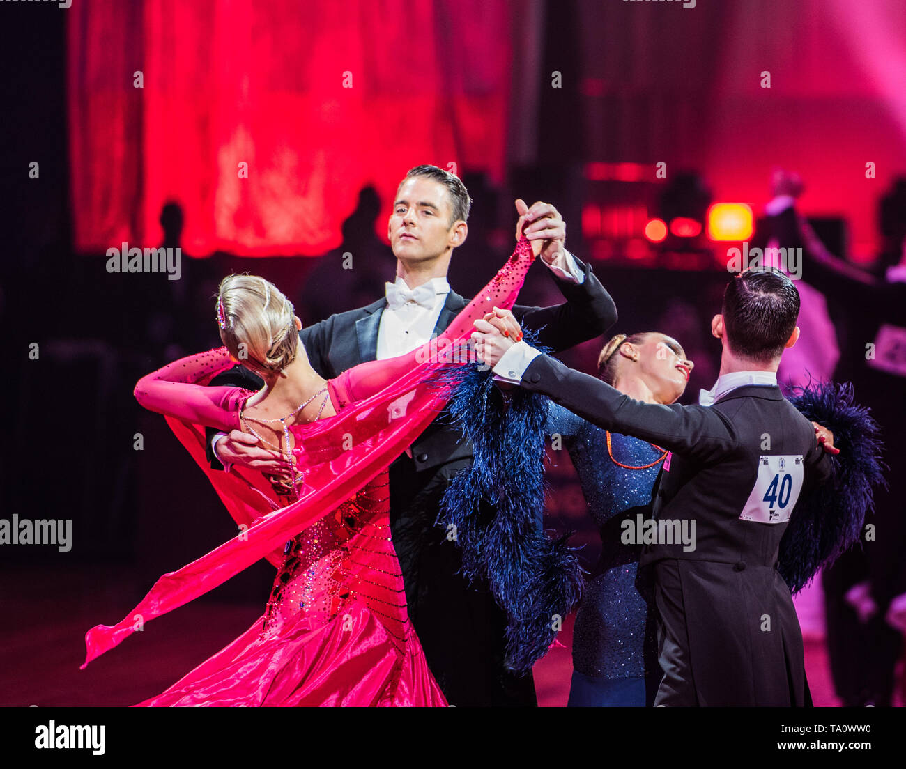 Dance Sport Championship: Standard Ballroom dance competitors ...