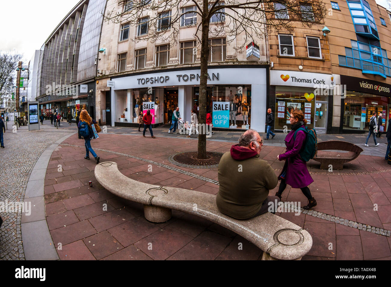 Sheffield city centre fargate hi-res stock photography and images - Alamy