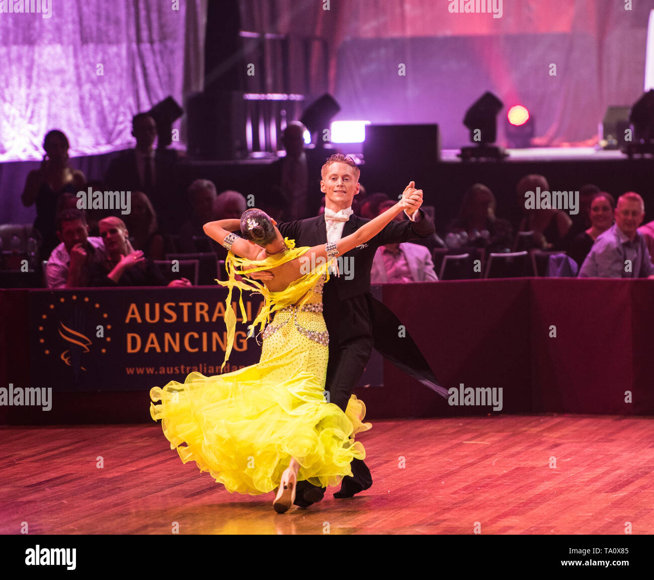 Dance Sport Championship: Standard Ballroom dance competitors ...