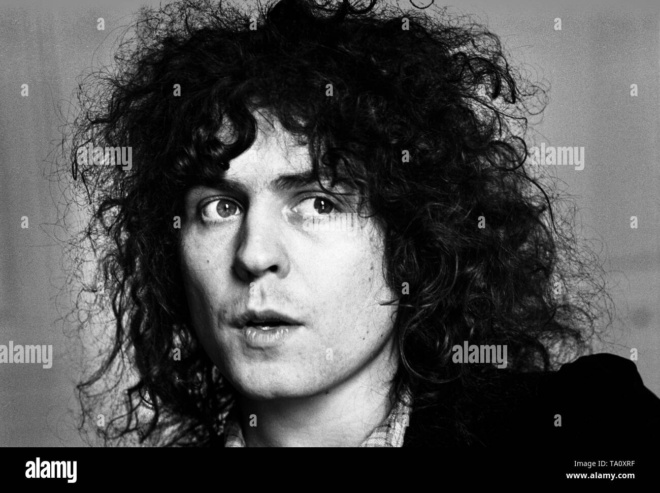 LONDON: Marc Bolan from T-Rex posed in London in 1972 (Photo by ...