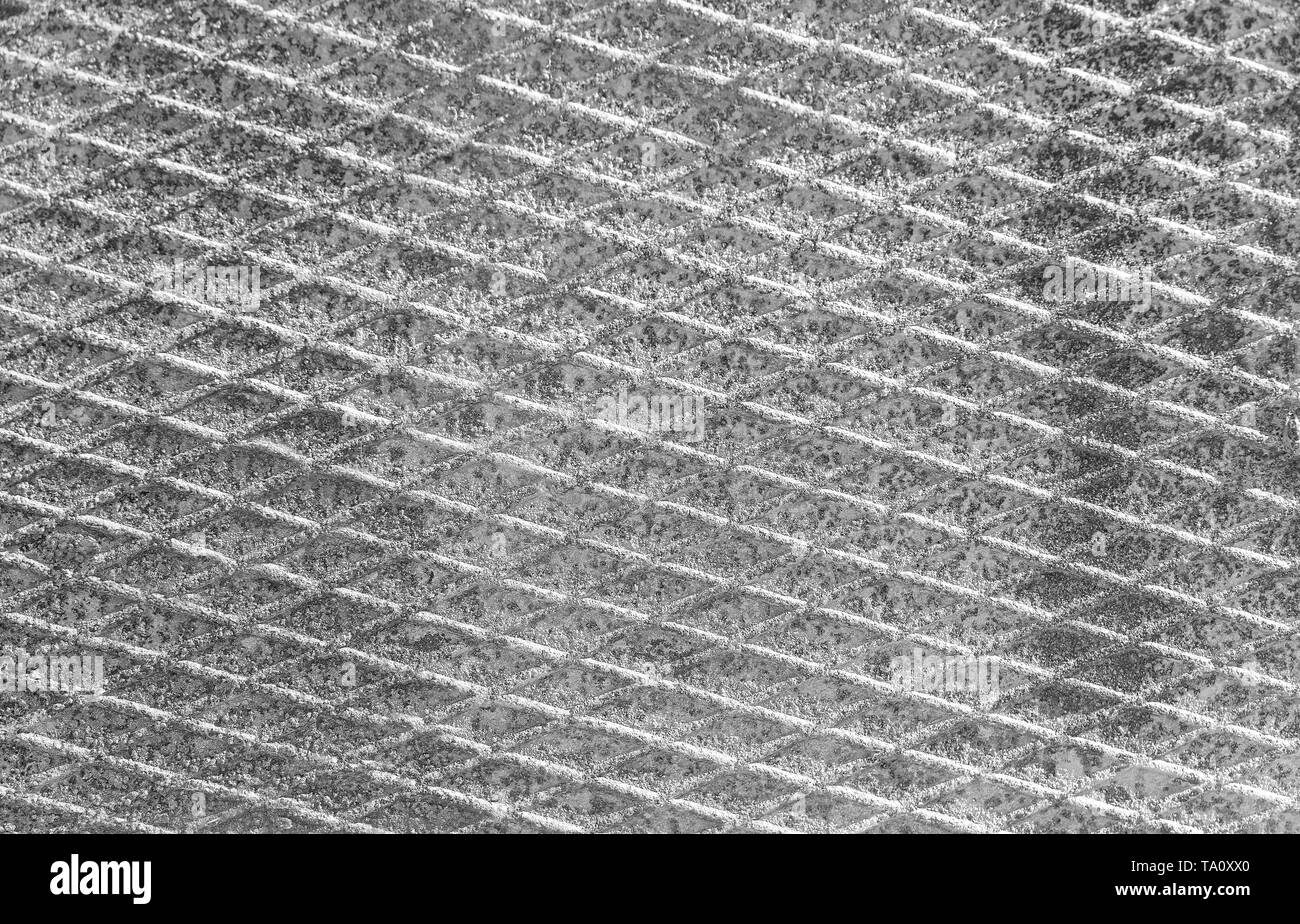 Old gray ribbed steel background. Relief metal texture Stock Photo - Alamy