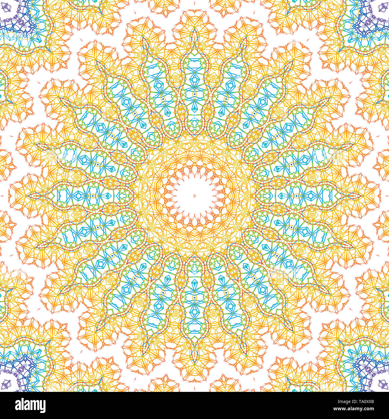 Abstract background with shapes of thin color lines Stock Photo - Alamy