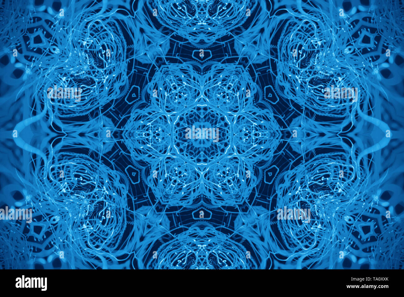 Background with abstract blue pattern Stock Photo - Alamy