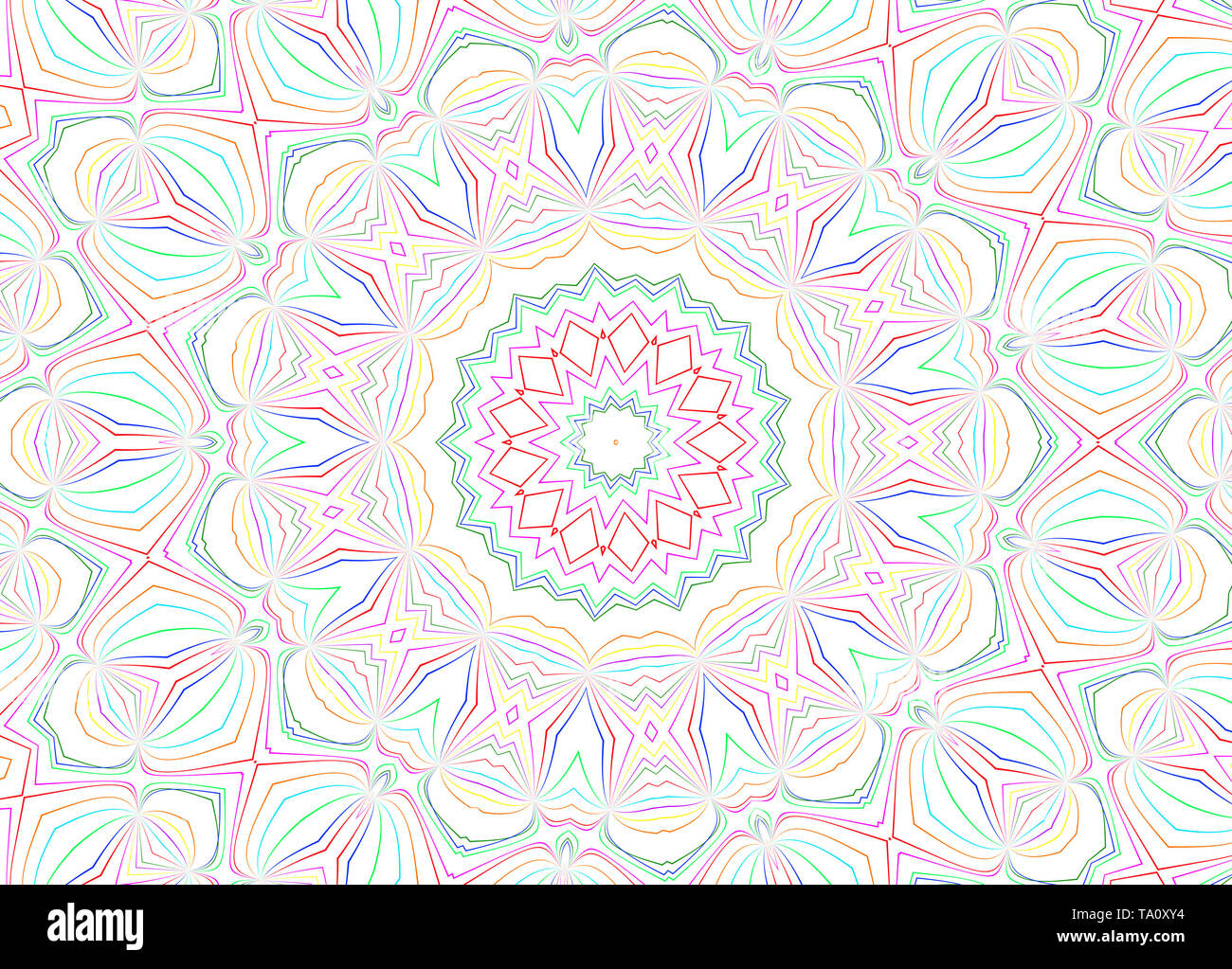 White background with abstract color pattern Stock Photo - Alamy