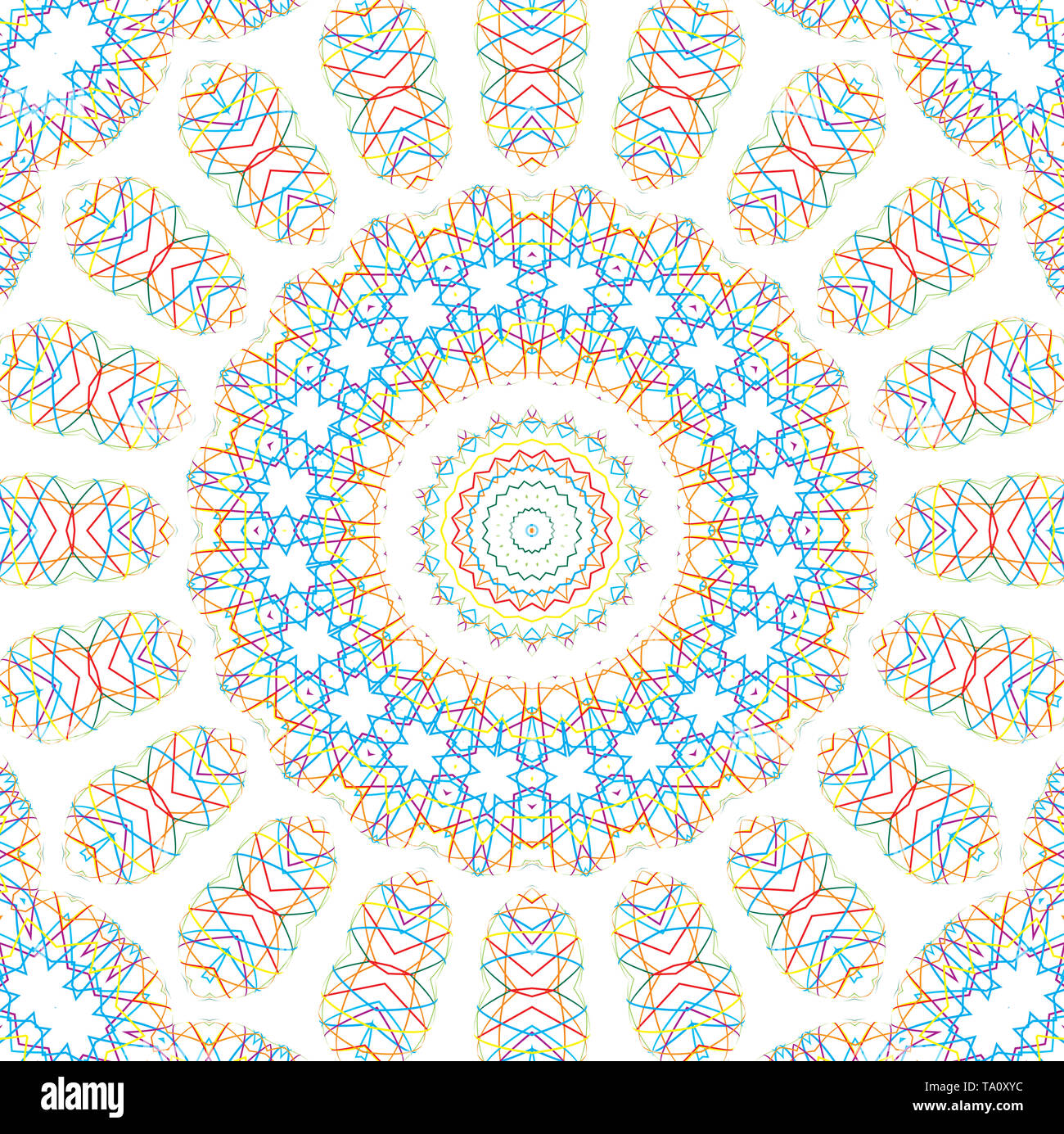 White background with abstract color pattern Stock Photo - Alamy