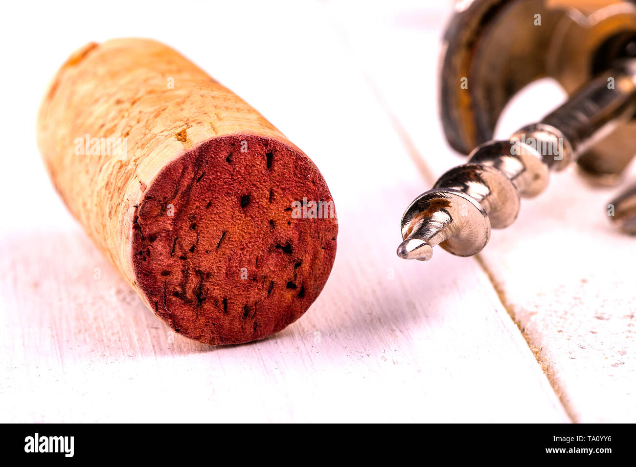 Cork red wine splatter hi-res stock photography and images - Alamy