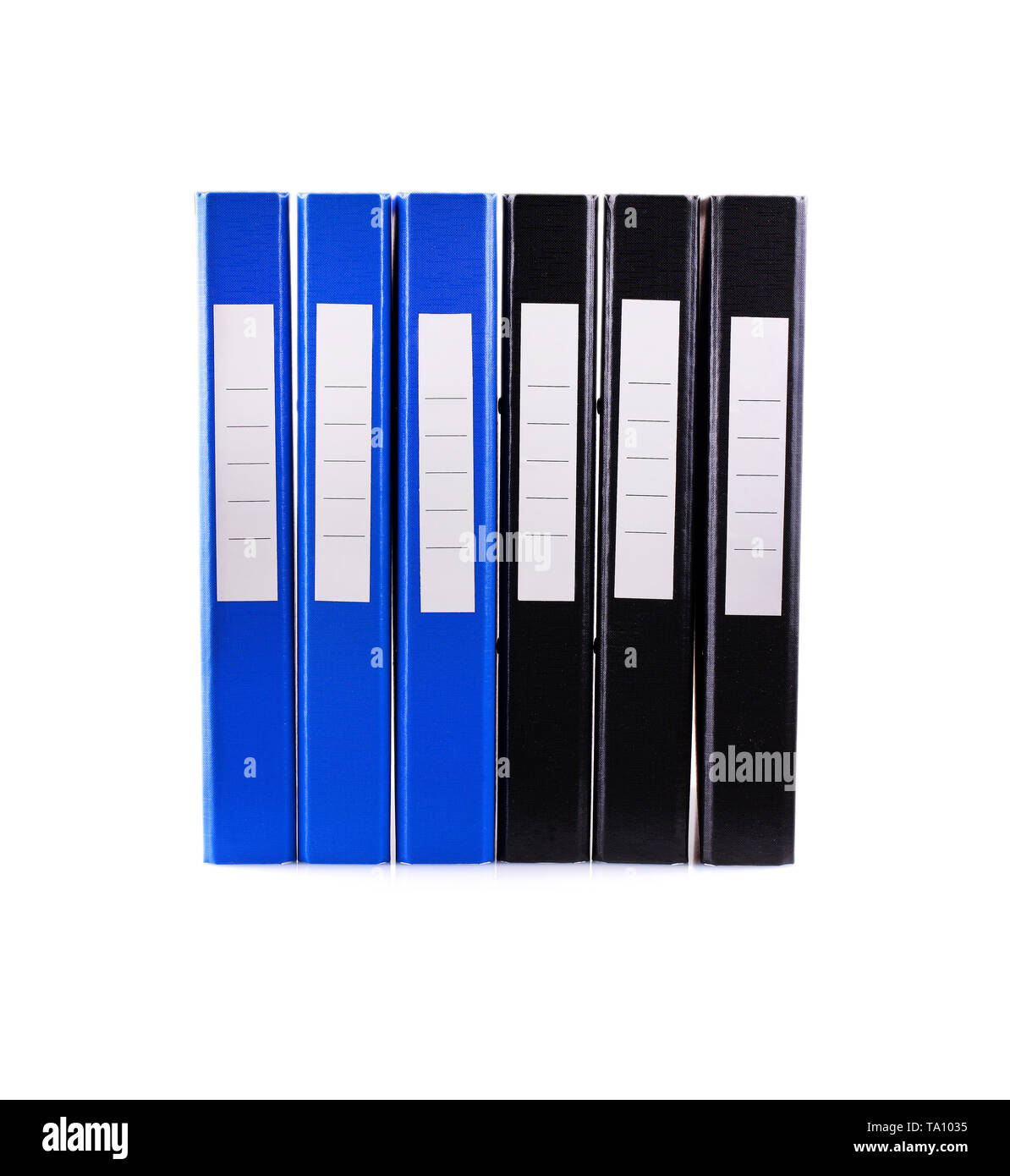 Ring Binder,Office folders on white background Stock Photo - Alamy