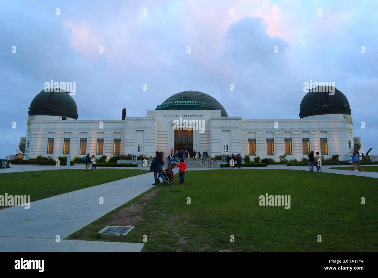 The Griffith Observatory in Los Angeles - California Stock Photo - Alamy