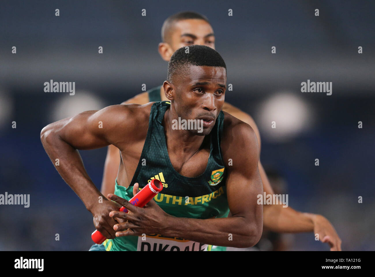 YOKOHAMA, JAPAN - MAY 11: Ranti Dikgale of South Africa during day 1 of ...