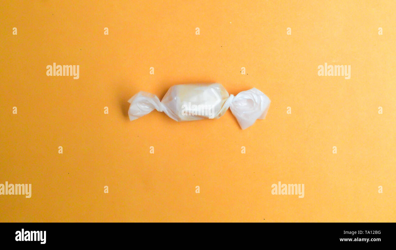 Blank white paper packaging of homemade candy.candy wrap mock up for ...