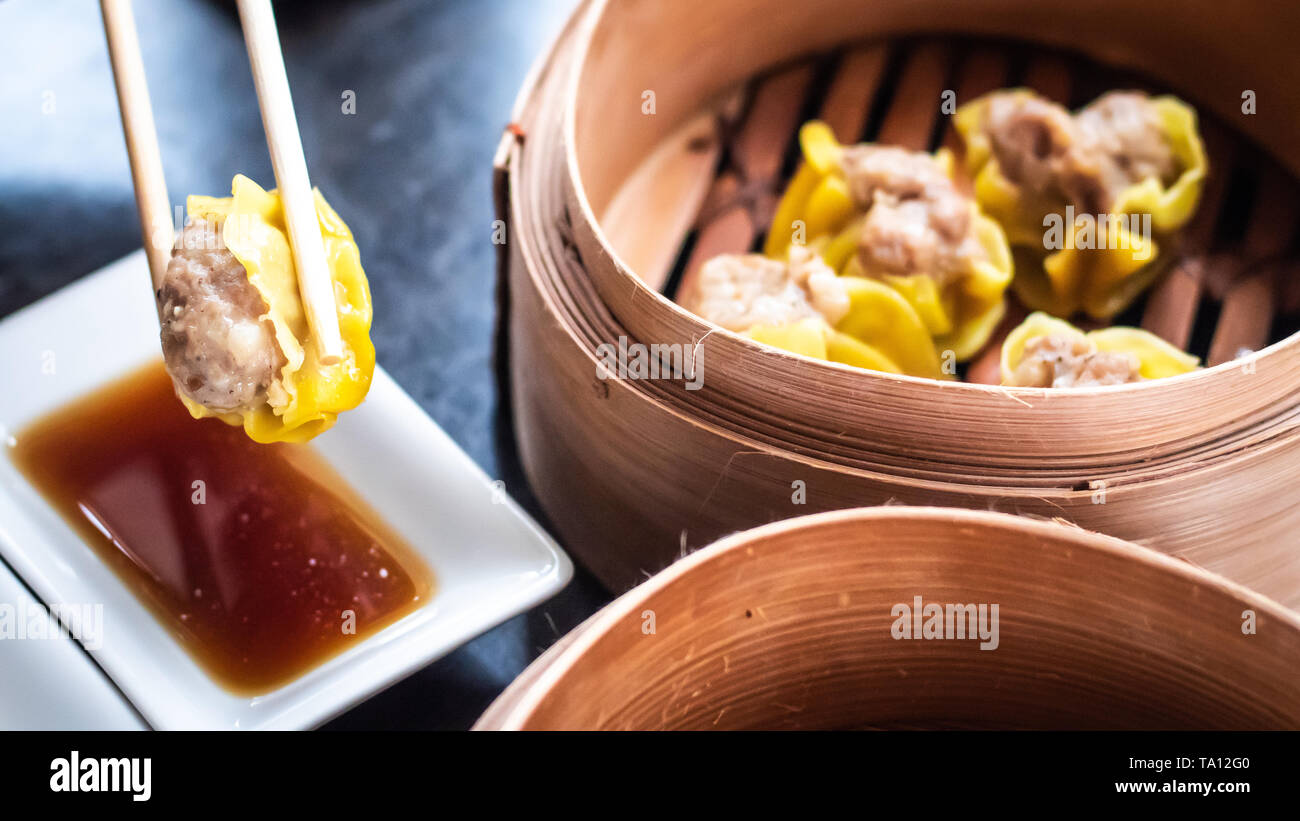 Chinese dim sum Shumai - Steamed Chinese gourmet cuisine Chinese Asian ...