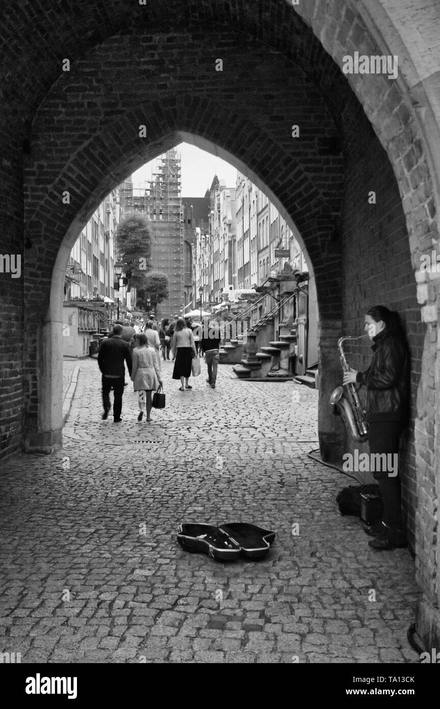 Gdansk poland summer Black and White Stock Photos & Images - Alamy