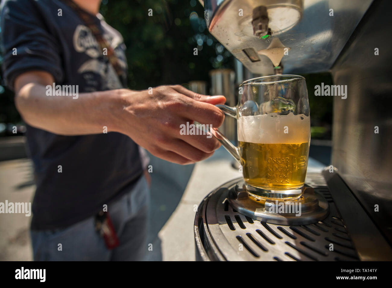 First beer fountain hi-res stock photography and images - Alamy