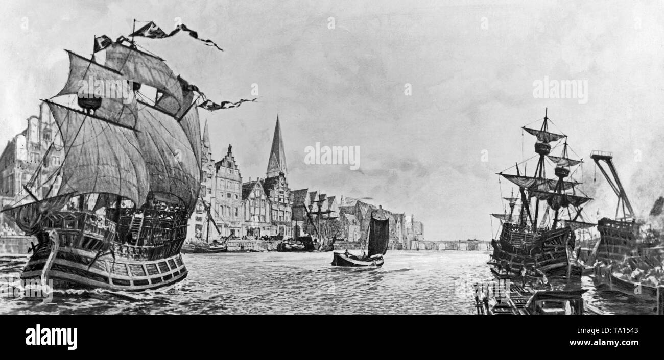 Cog ship Black and White Stock Photos & Images - Alamy