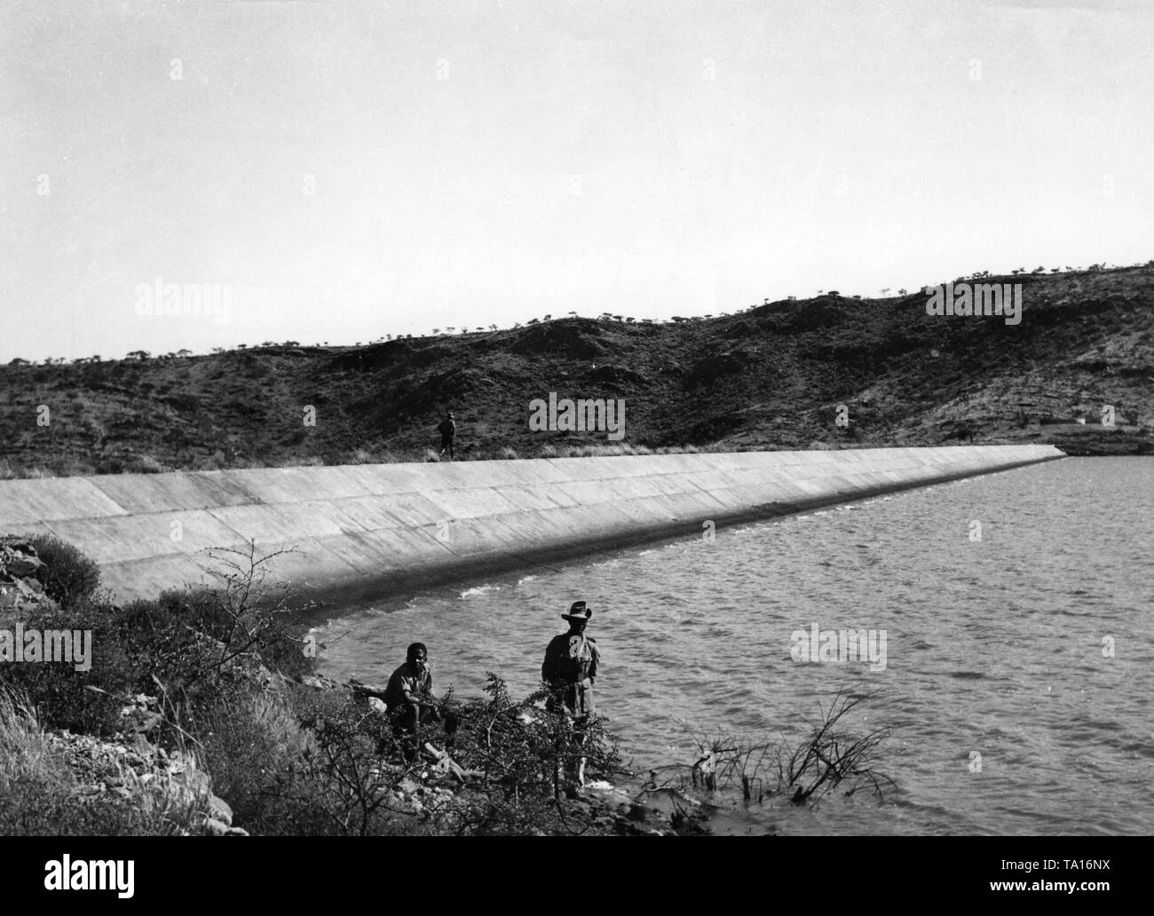 Historic german dam Black and White Stock Photos & Images - Alamy