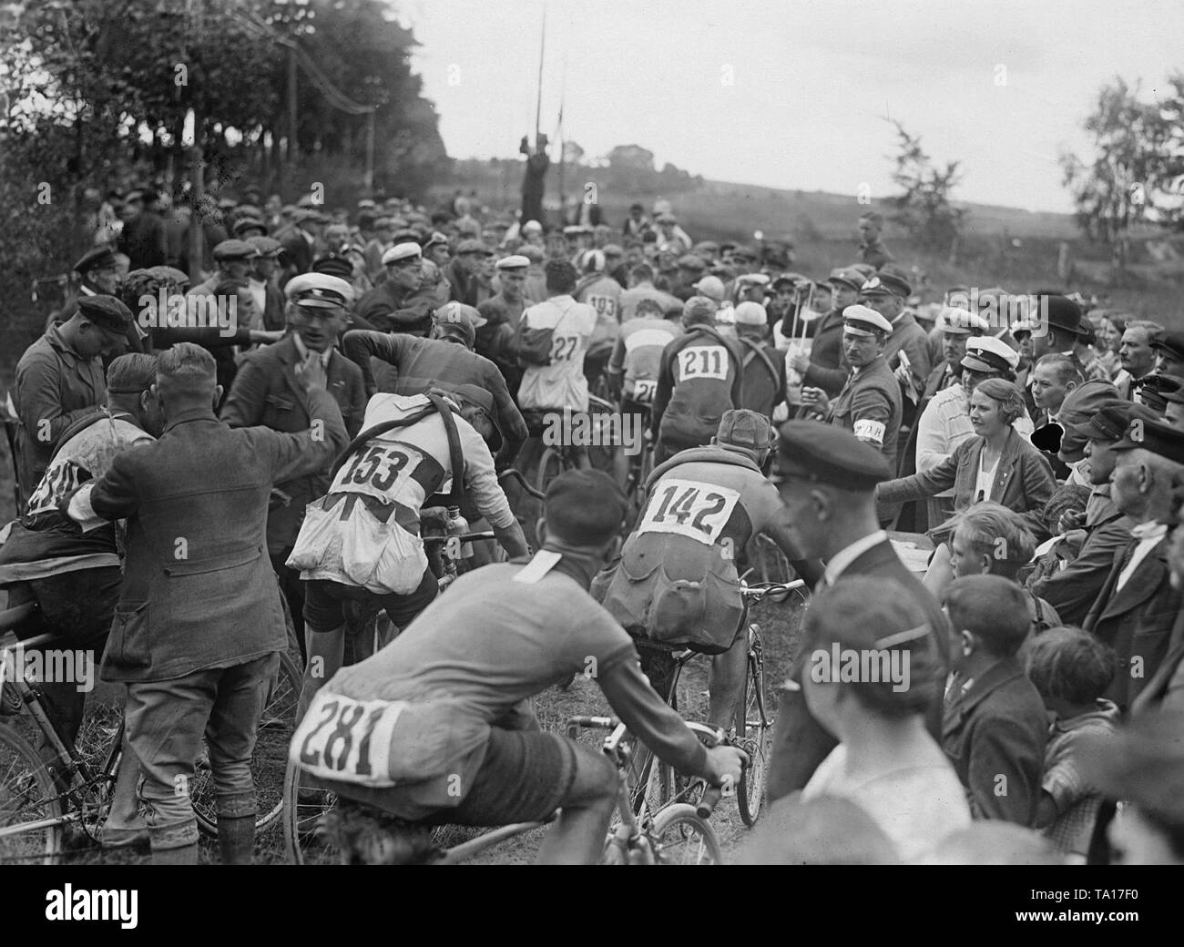 Cycling crowds Black and White Stock Photos & Images - Alamy