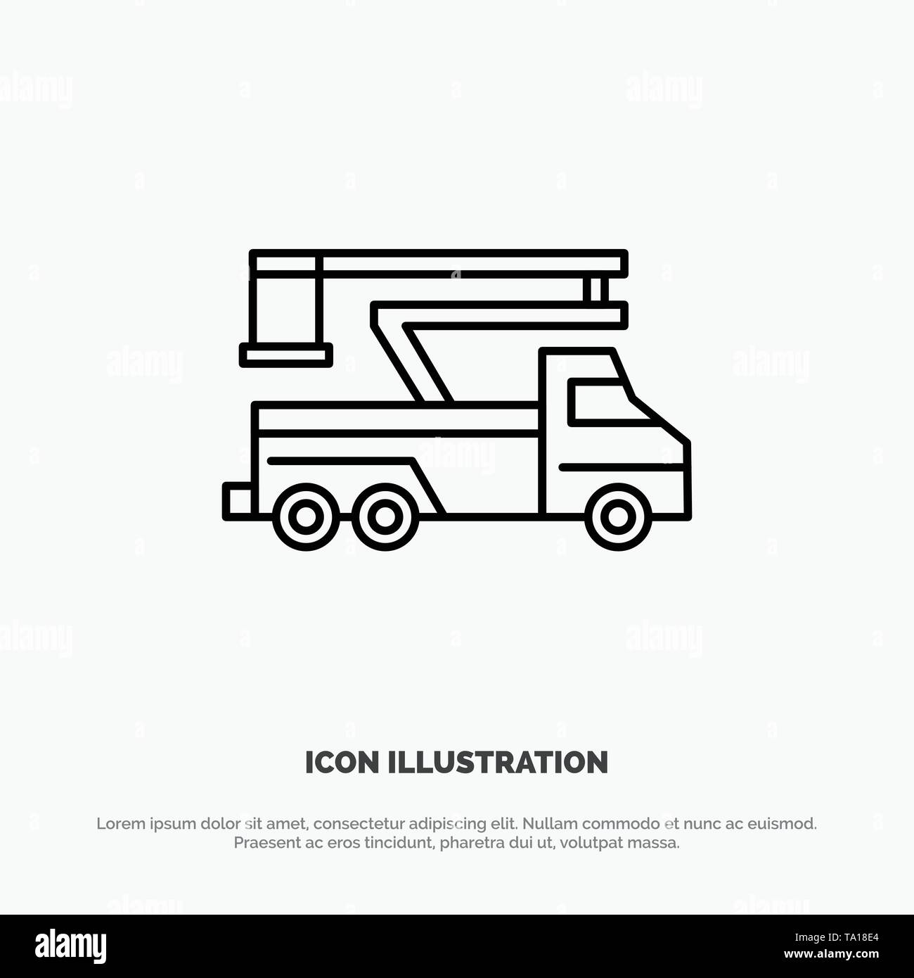 Truck lift Cut Out Stock Images & Pictures - Alamy