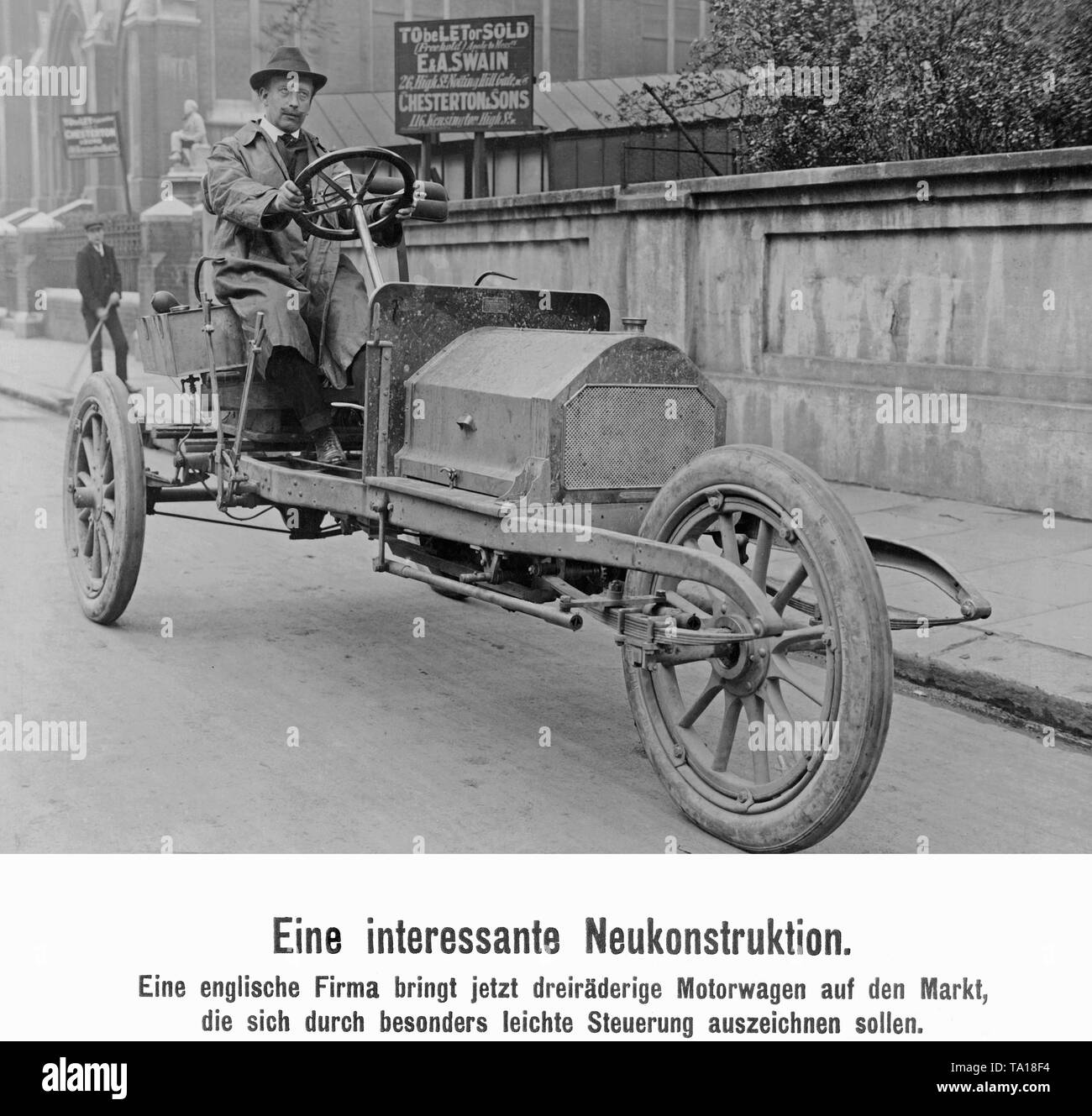 The wheelbarrow-like construction with a single front wheel should ...