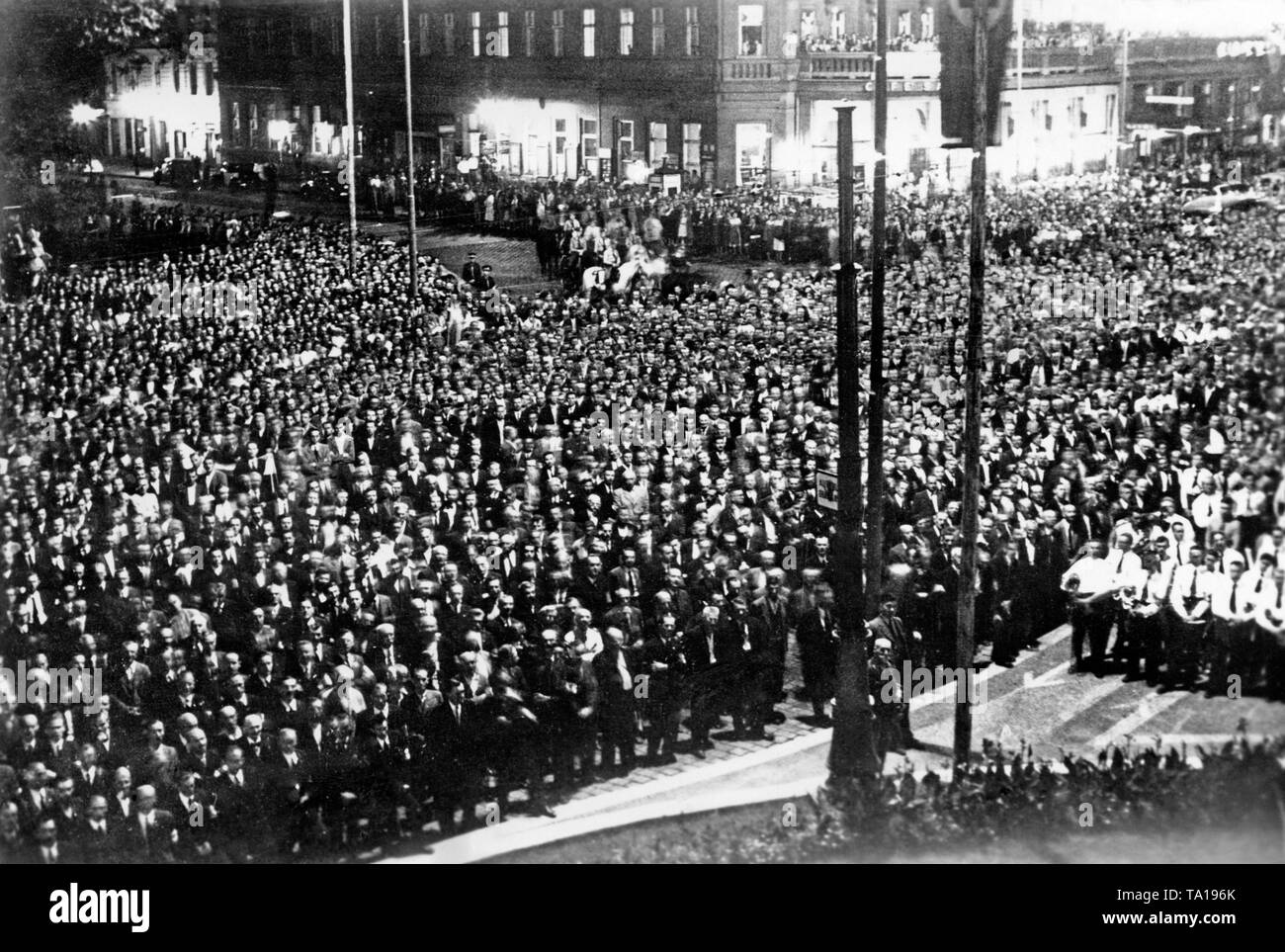 Rally at the Theater Square in Bratislava, 1939 In March 1939, the ...
