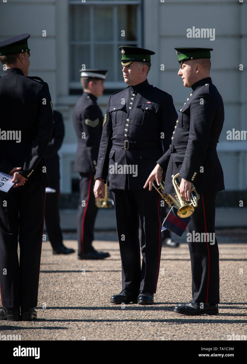 Wellington Barracks, London, UK. 21st May 2019. Members of the Guards ...